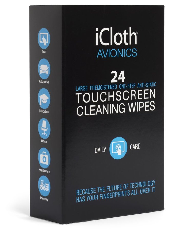 iCloth Avionics Wipes (Box of 24) | Pilot Shop