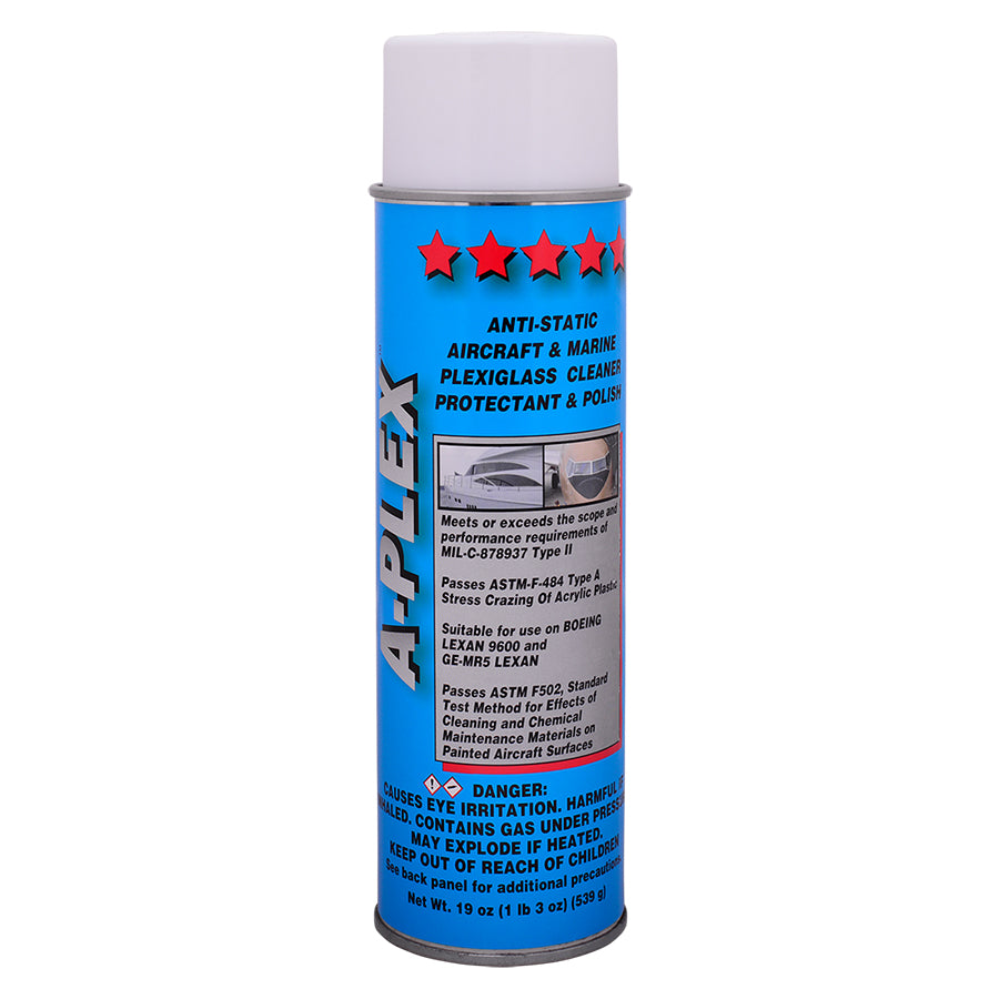 A-Plex Plexiglass Cleaner, Protectant and Polish 19oz | Pilot Shop