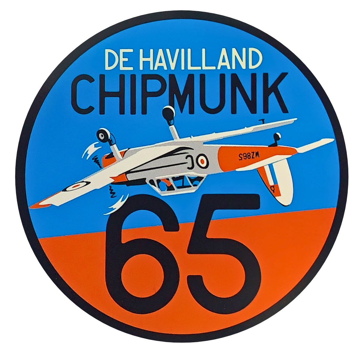 Chipmunk 65 Bumper Sticker | Pilot Shop