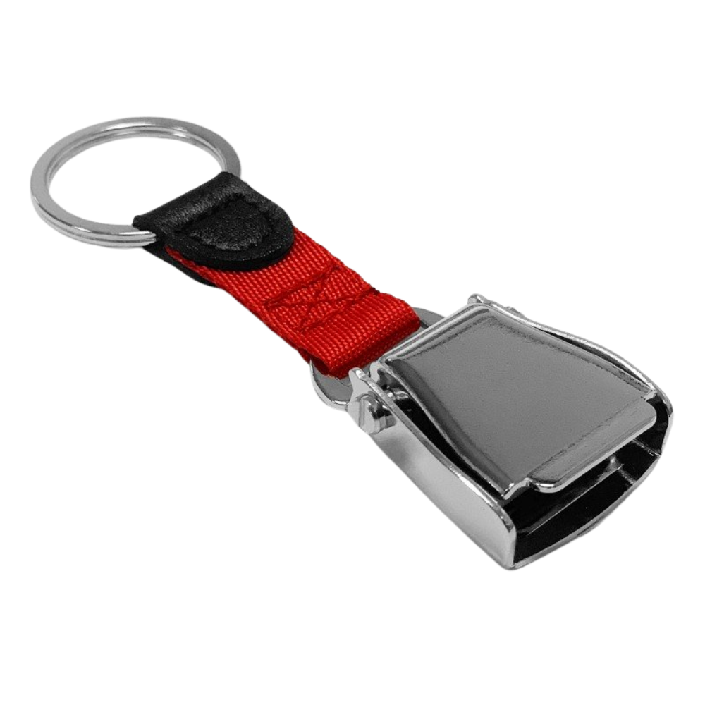 Seatbelt Keychain - Red | Pilot Shop