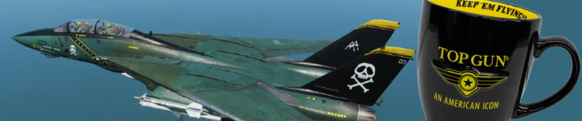 TOP GUN Logo Coffee Mug - Black | Pilot Shop